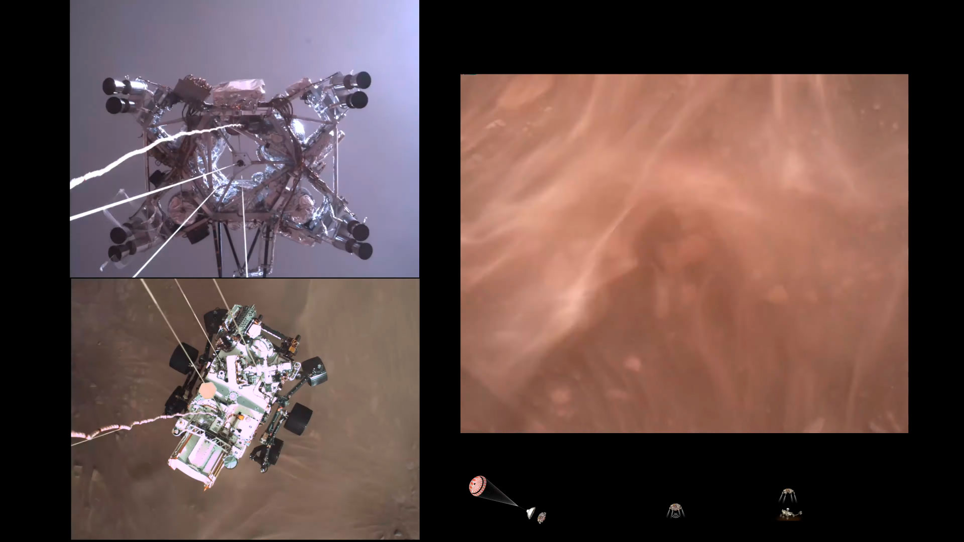 Rover Perseverance aterrizando. - ManuWeb